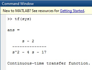 GUIDE DES FONCTIONS MATLAB DE BASE EN SYSTEMES ASSERVIS